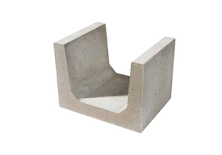 U-Steine grau 40x50x40